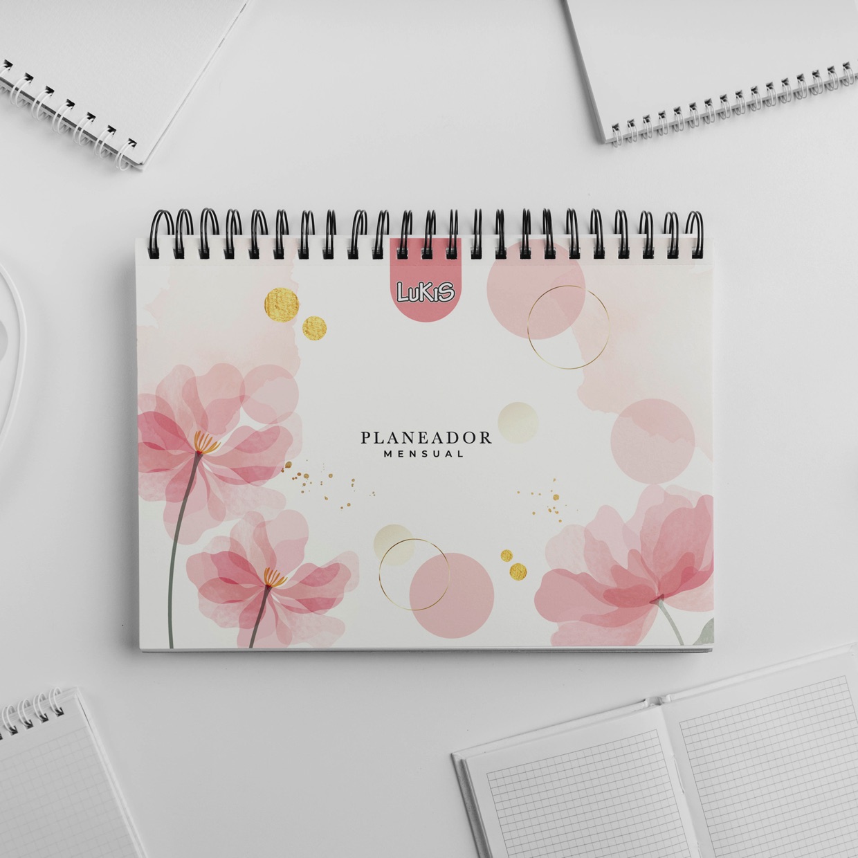 Organizate con el Planeador Mensual para Mujer Flowers | Lukas Editores